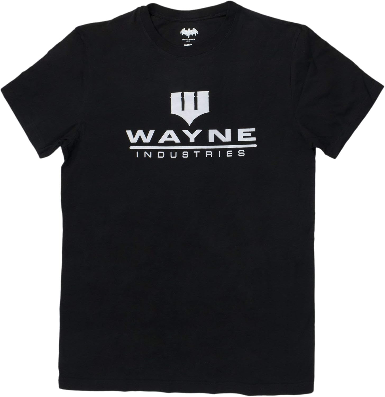 Amazon.com: Mens Wayne Industries Logo T-Shirt Bruce Wayne Official ...