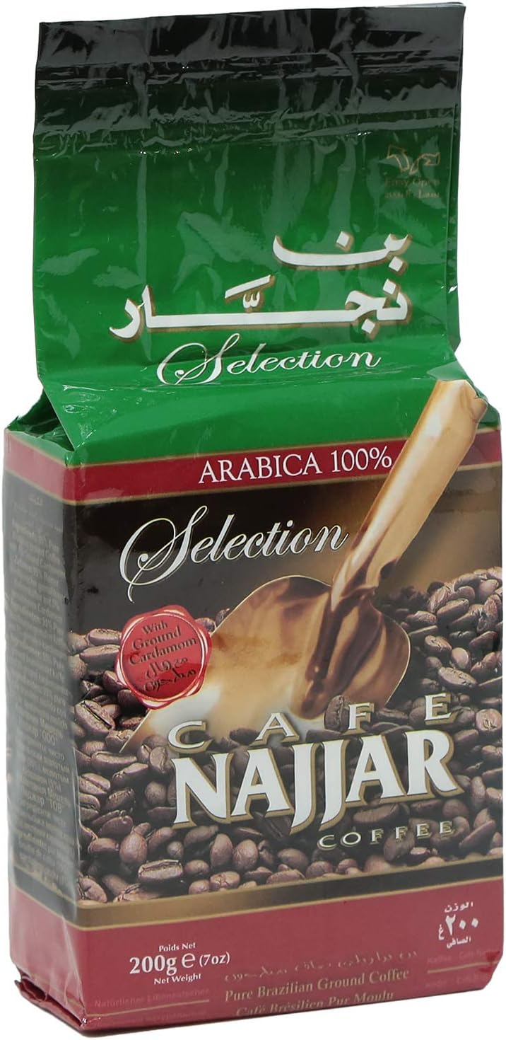 Cafe Najjar with Ground Cardamom Coffee - 200 gm price in UAE | Amazon ...