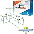 Amazon.com: 100 Pieces Fort Building Kit for Kids 4-8 - STEM Building ...