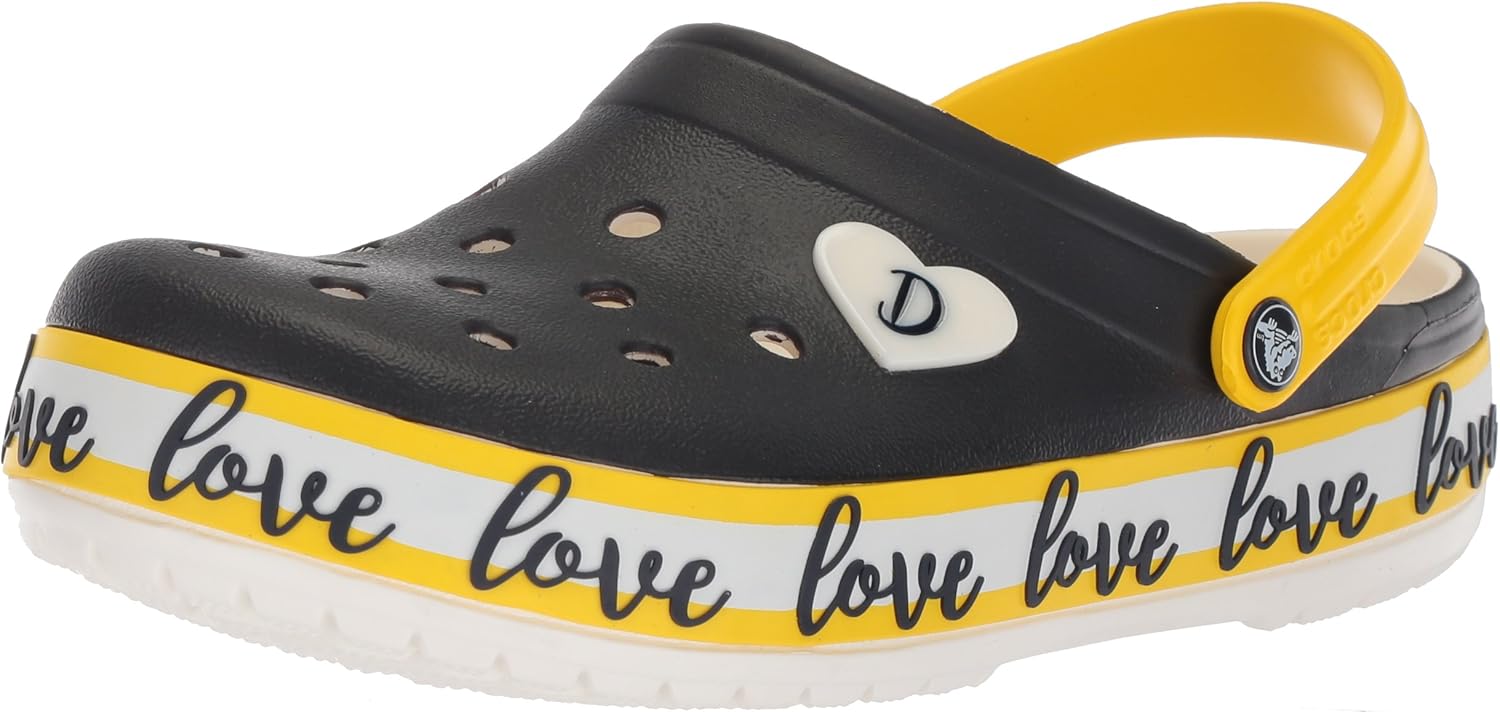 Amazon.com | crocs Women's Drew Barrymore Crocband Clog, Blue, M7W9 M ...