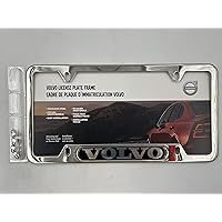 Amazon.com: Volvo Logo Polished Stainless Steel License Plate Frame ...
