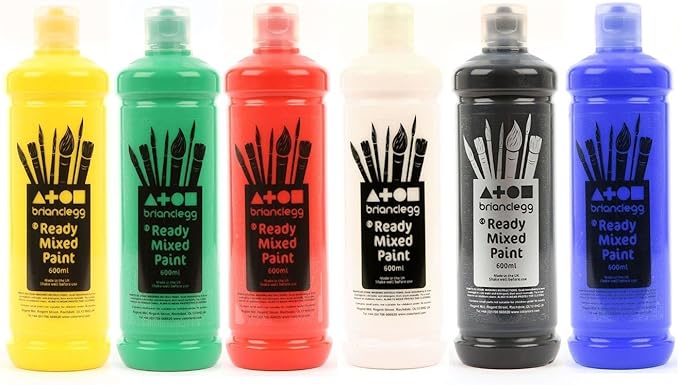 Brian Clegg Ltd. Paint, Assorted, 6 x 600ml: Amazon.co.uk: Kitchen & Home