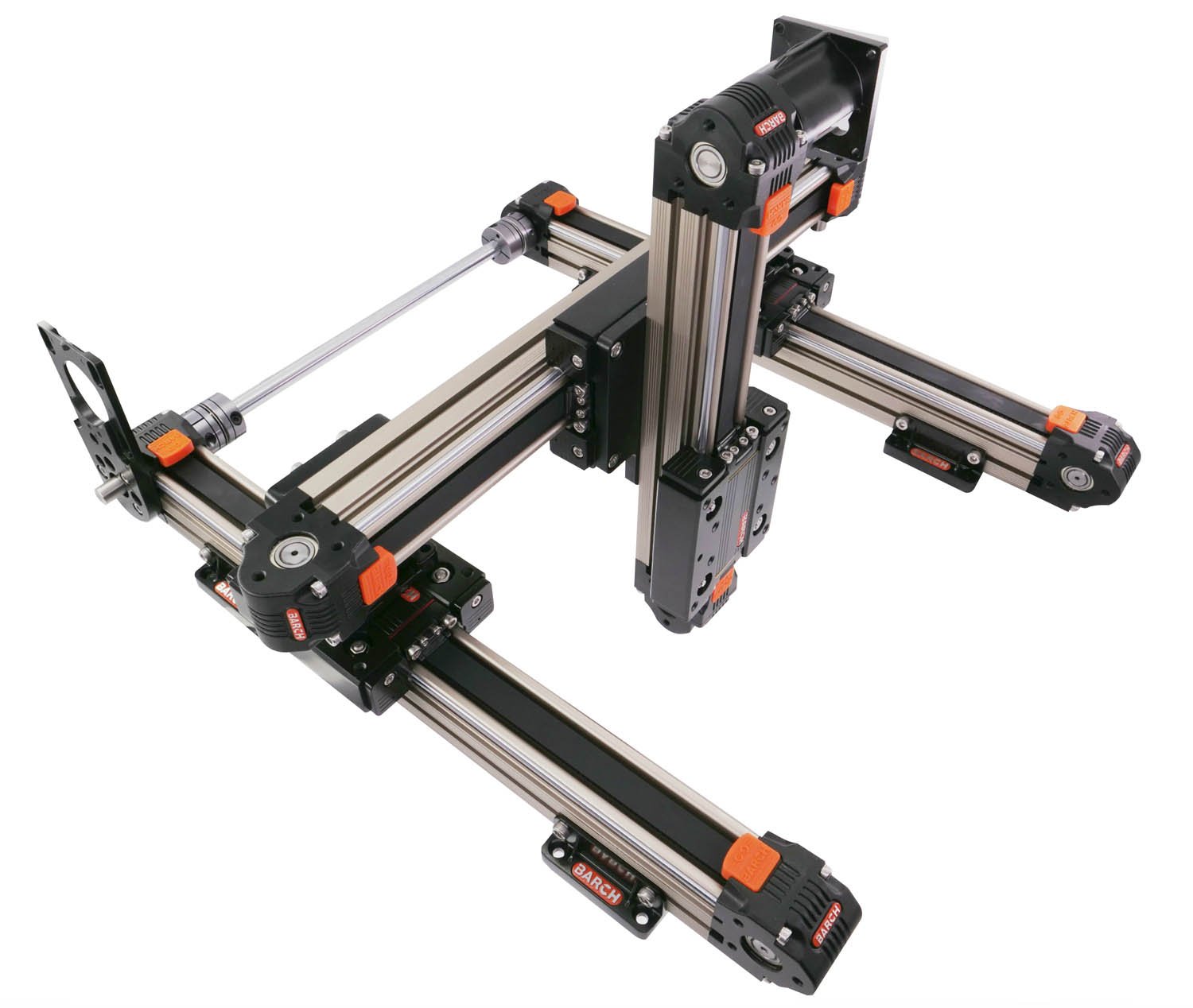 XYZ axis Movement System Linear Guide Rail for Pick and Place: Amazon ...