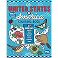 The United States of America Coloring Book: Fifty State Maps with ...