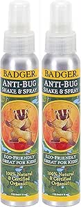 Amazon.com: Badger Anti-Bug Repellent Spray - 4 oz, 2 Pack: Health ...