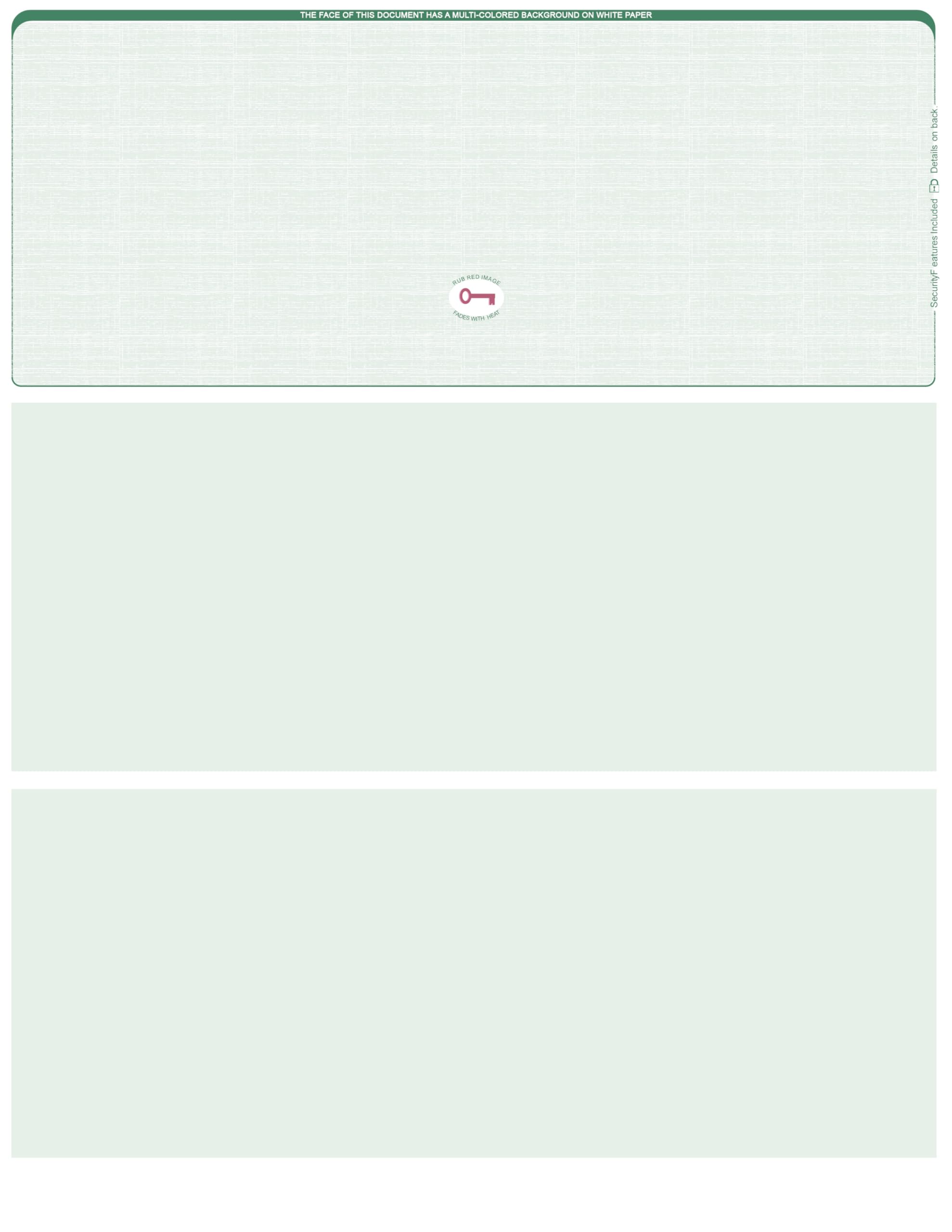 Mua Blank High Security Top Computer Checks, 250 Green Laser Checks ...