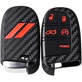 Amazon.com: // Slash Silicone Key Fob Cover Case Protector for Dodge ...