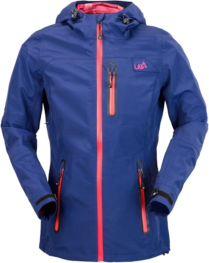 Urban Beach Women's Waterproof Jacket, Lightweight, Breathable ...