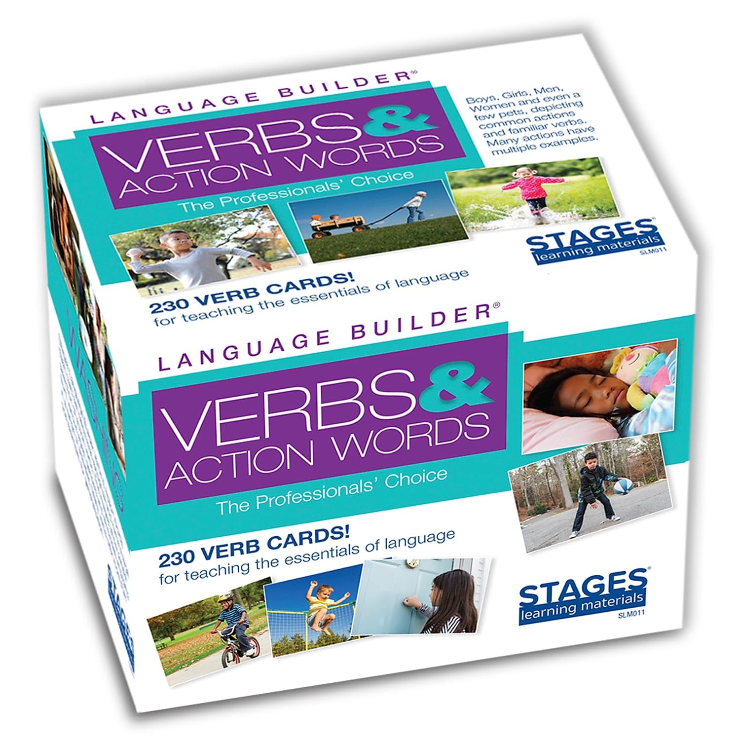 Mua Stages Learning Materials Language Builder Verb Flash Cards Photo ...