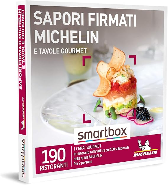 smartbox - Cofanetto Regalo - Sapori firmati Michelin e Tavole Gourmet ...