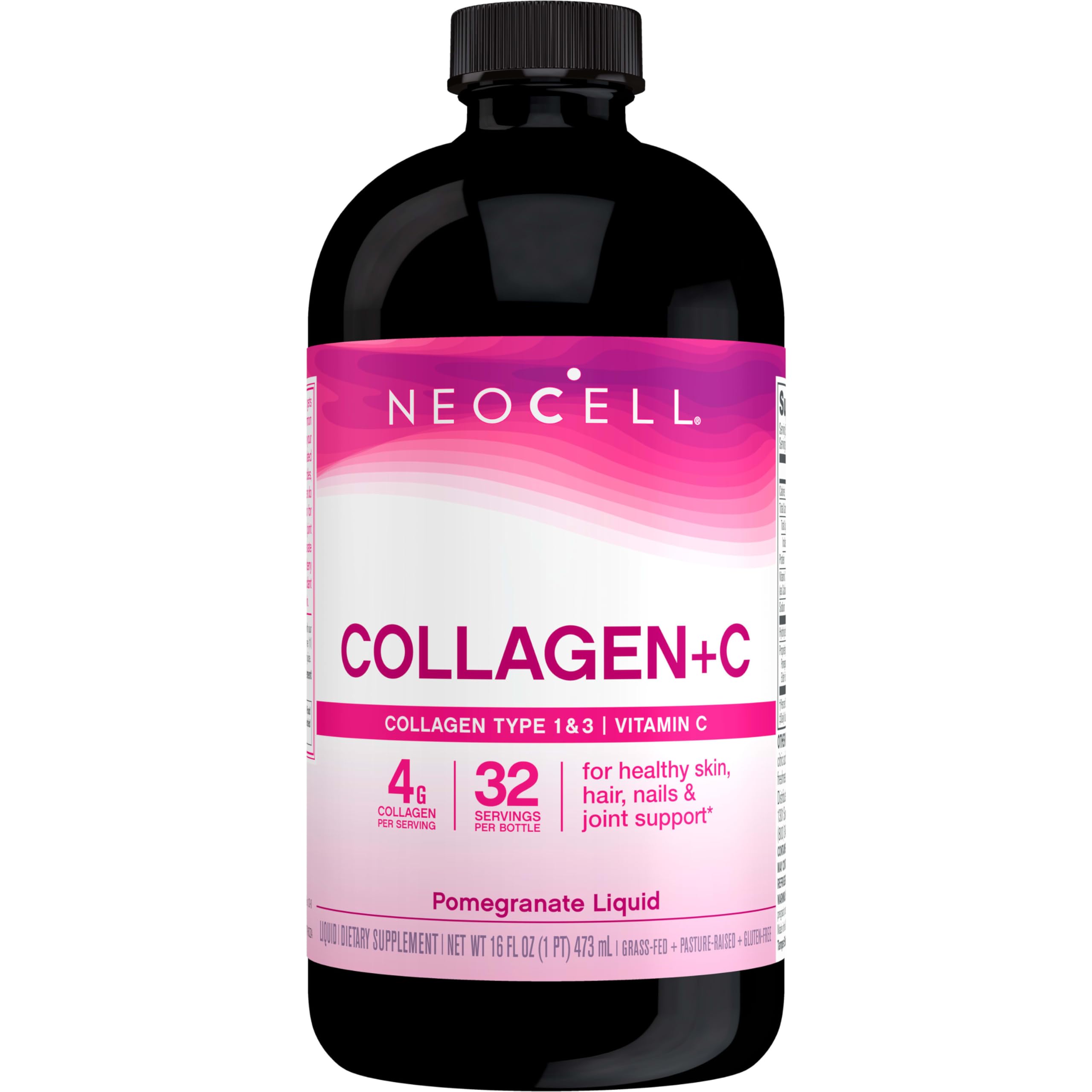 Mua NeoCell Collagen Peptides + Vitamin C Liquid, 4g Collagen Per ...
