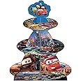 Amazon.com: Cars Cupcake Stand, Cars Birthday Party Supplies, Cartoon ...
