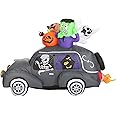 Amazon.com: 4FT Inflatable Halloween Hearse | Polyester Blow-Up Yard ...