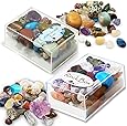 Mini Gem Chart Box - 12 Polished Gemstones of The World In a Display ...