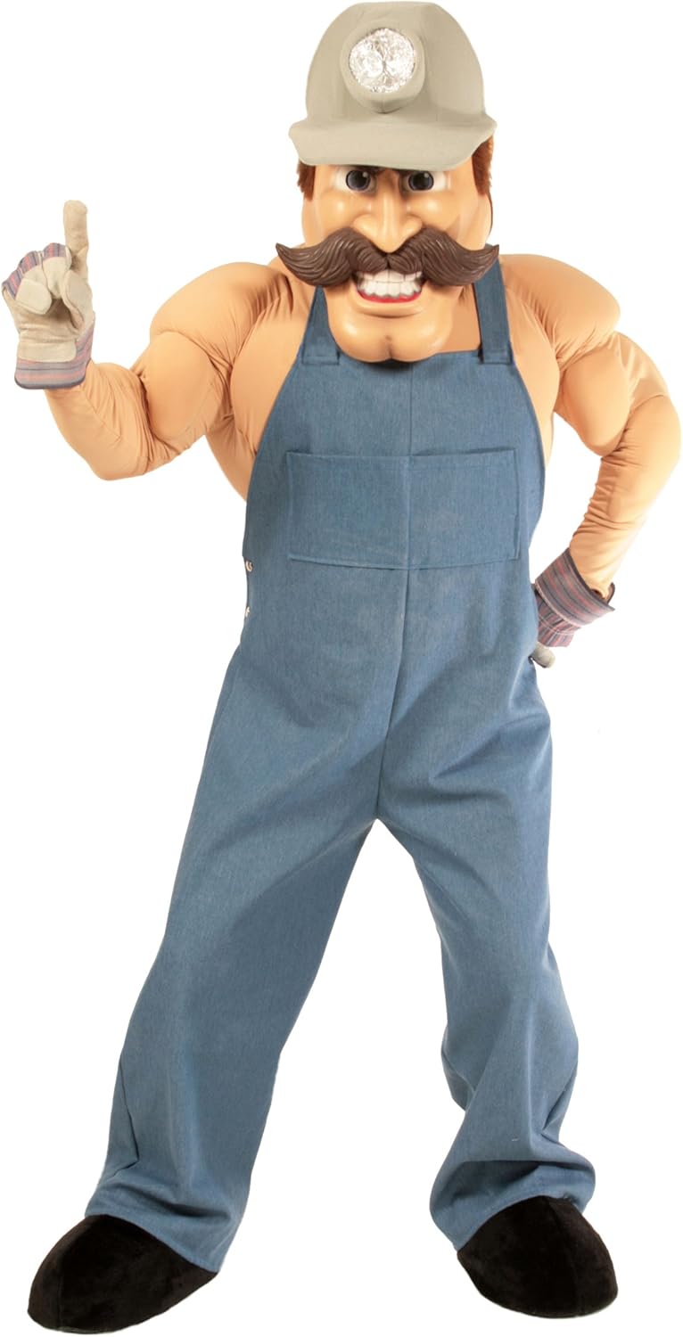 Amazon.com: ALINCO Miner Mascot Costume: Clothing