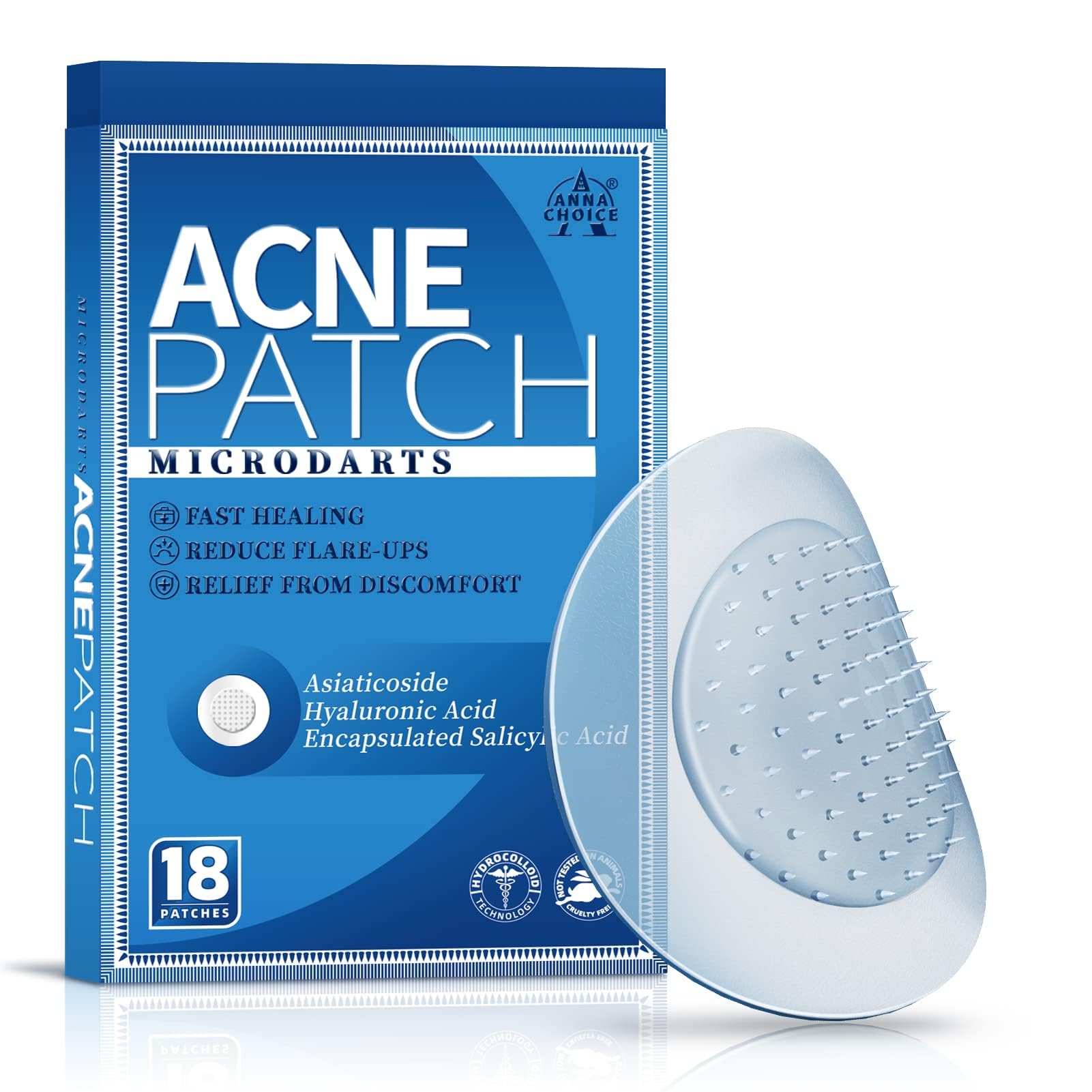 Mua AnnaChoice Microdart Pimple Patches for Face with Hyaluronic Acid ...