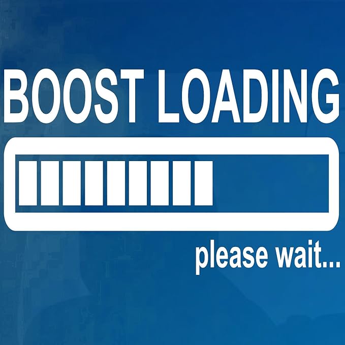 Amazon.com: Boost Loading Vinyl Decal (External Fitting): Automotive