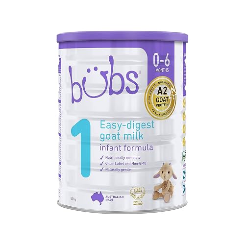 Bubs Goat Milk Infant Formula Stage 1, Infants 0-6 months, Made with ...