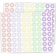 Amazon.com : 800 Pack, Paper Hole Reinforcement Stickers Labels - 0.25 ...