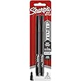 Sharpie Felt Tip Pens, Fine Point (0.4mm), Black, 2 Count : Amazon.ca ...