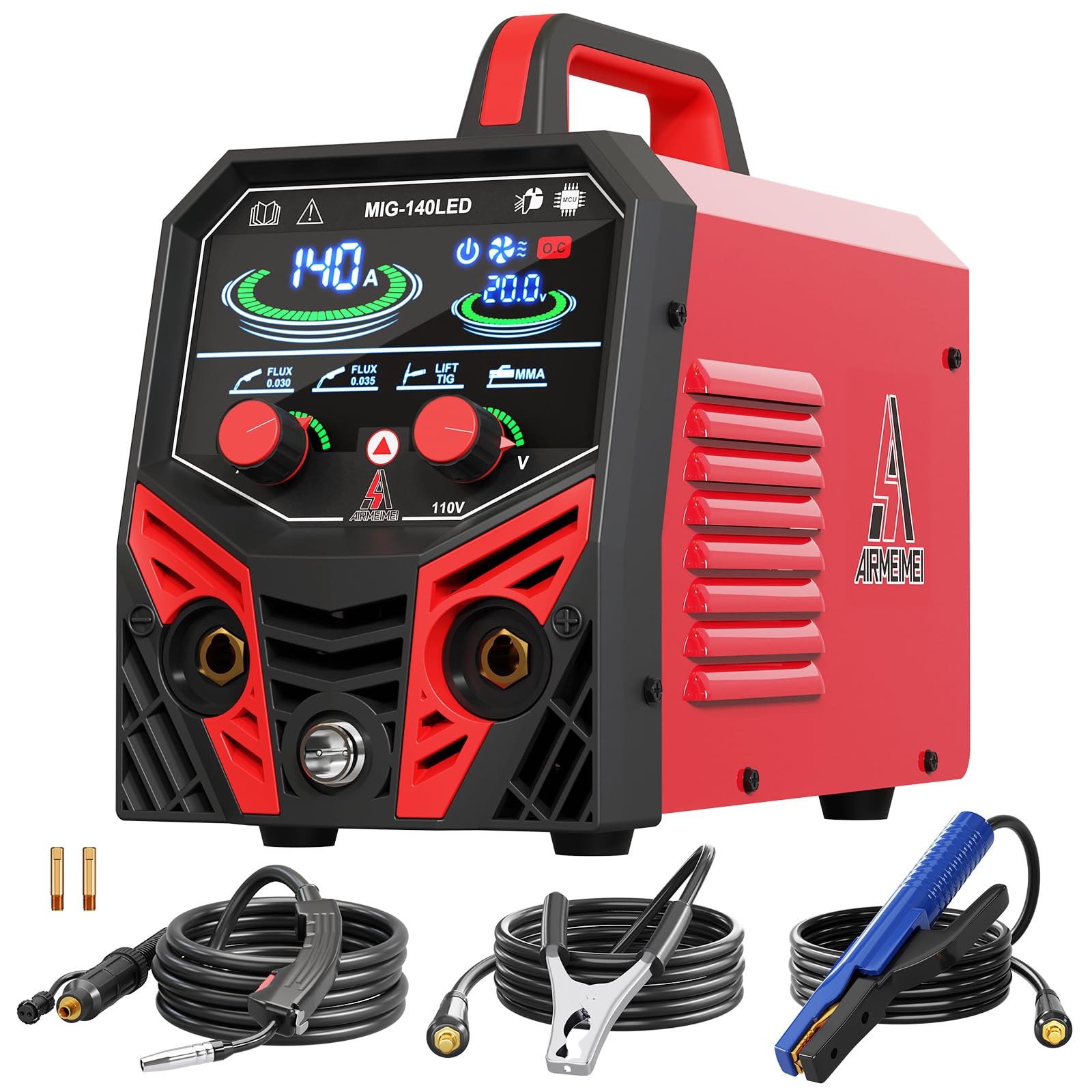 Mua MIG Welder 110V,140AMP Large LED display, Flux Core MIG Welder/Lift ...