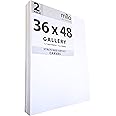 Amazon.com: milo Stretched Artist Canvas | 36x48 inches | 2 Pack | 1.5 ...
