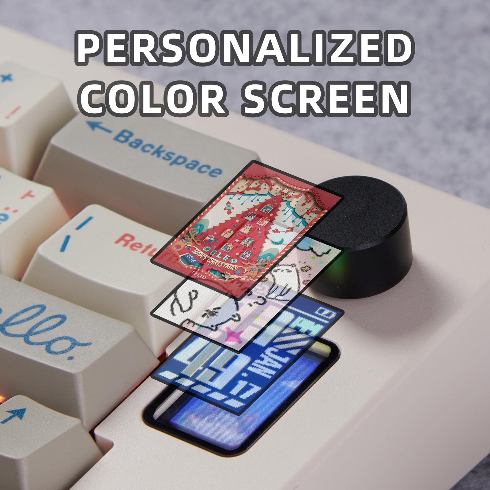 Mua CIDOO ABM066 Alice Keyboard Hot Swappable Mechanical Keyboard RGB ...