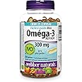 Webber Naturals Omega-3 300 mg Mini, 220 Clear Enteric No Fishy ...