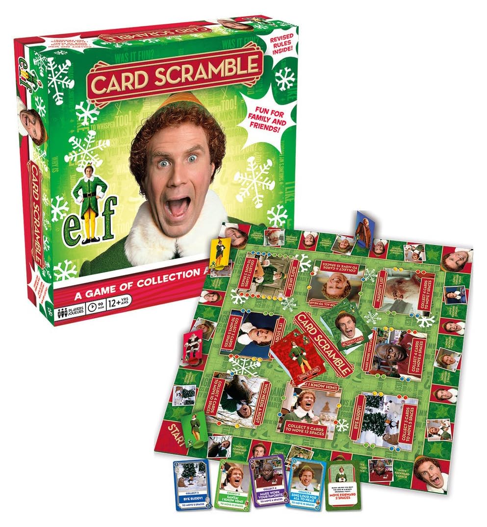 Mua AQUARIUS Elf Card Scramble Board Game - Fun Family Christmas Party ...