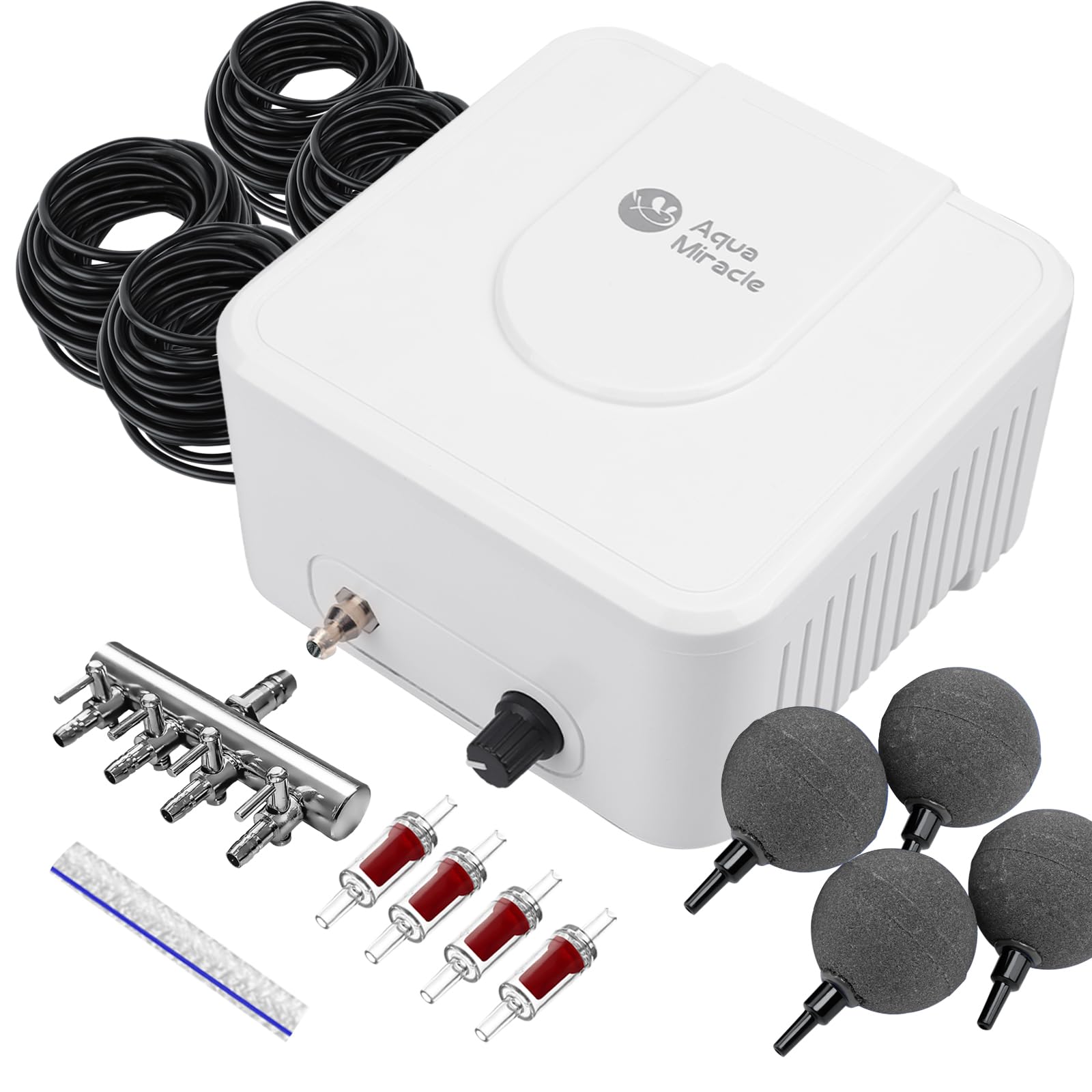 AquaMiracle All-in-One Koi Pond Aerator for Outdoor Ponds up to 3000 ...