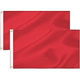 Amazon.com : Quality Standard Flags One Dozen Red Stick Flag, 4 by 6 ...