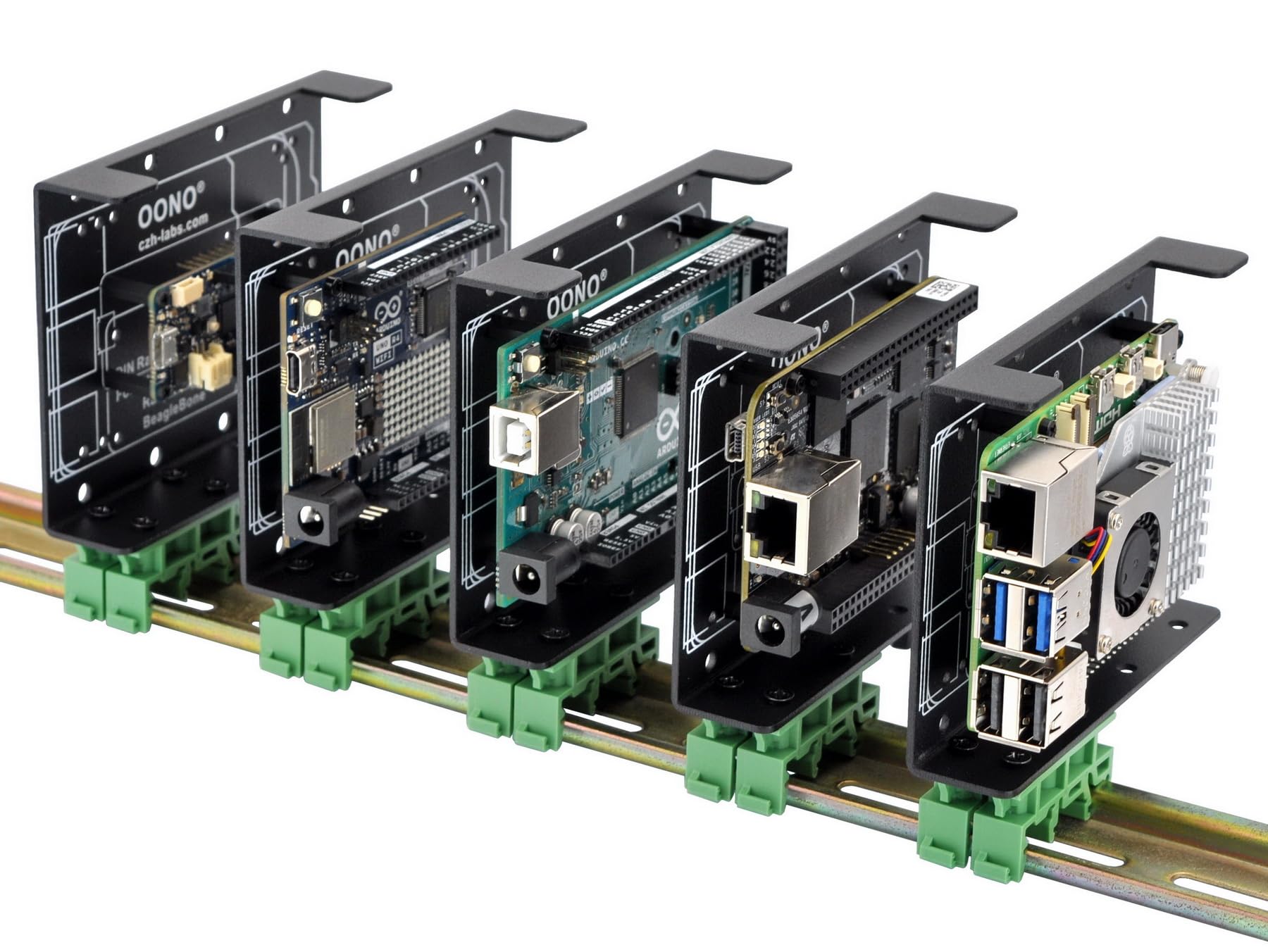 Mua DIN Rail Mount Bracket for Raspberry Pi 1A+ 1B+ 2B 3B 3B+ 4B 5 Zero ...
