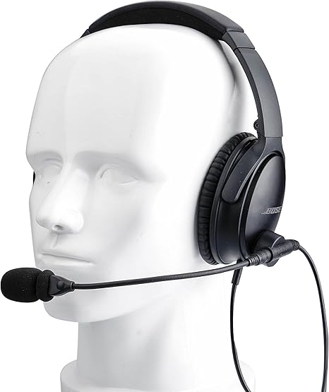 Amazon.com: Pilot Mic Aviation Microphone Attachment. Compatible with ...