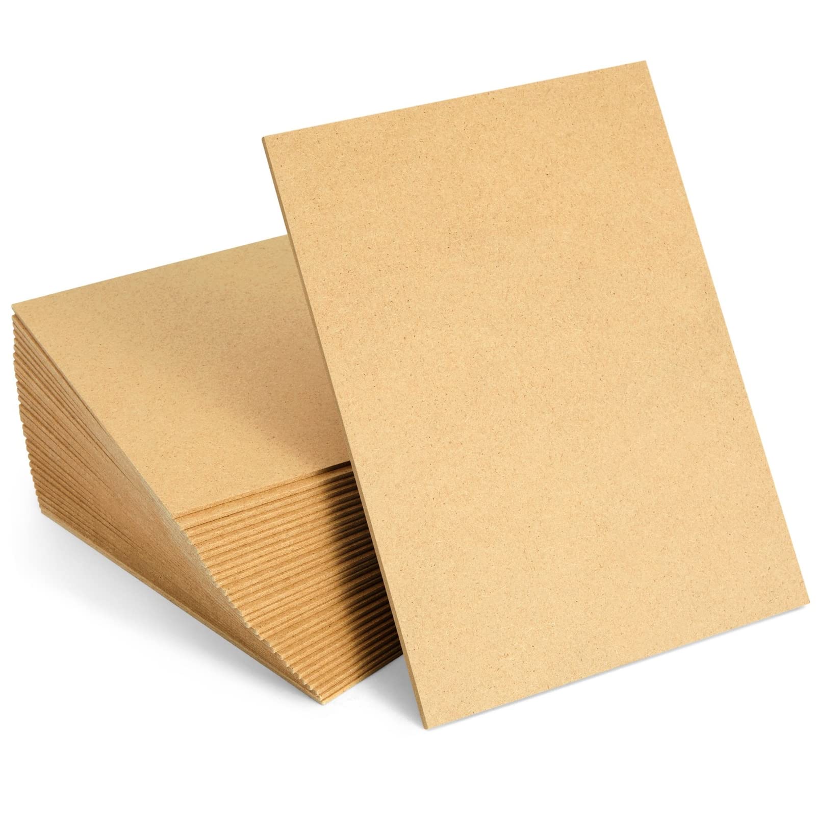 Juvale MDF Board Sheets - 30 Pack, 2mm Thin, 6 x 8 in, Brown ...