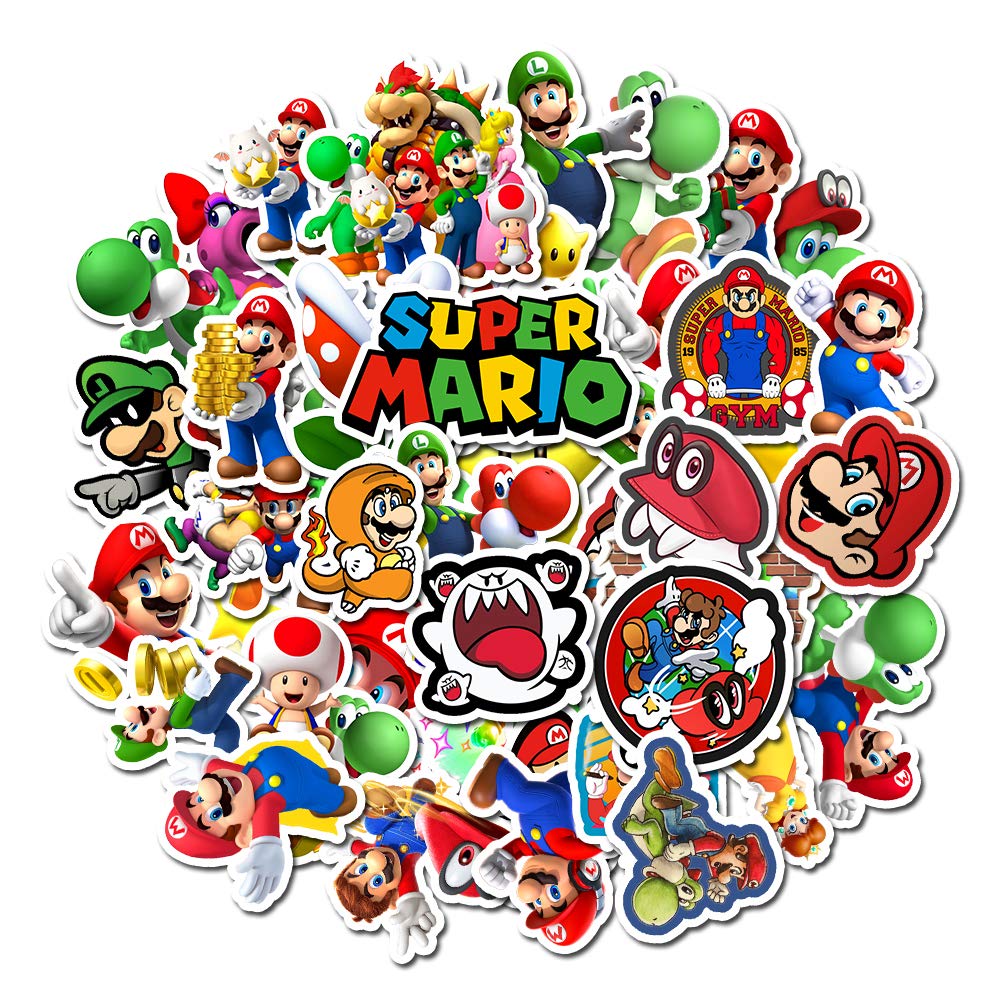 Buy 50 PCS Cartoon Comic Stickers For Anime Super Mario Cool Anime buy-50-pcs-cartoon-comic-stickers-for-anime-super-mario-cool-anime