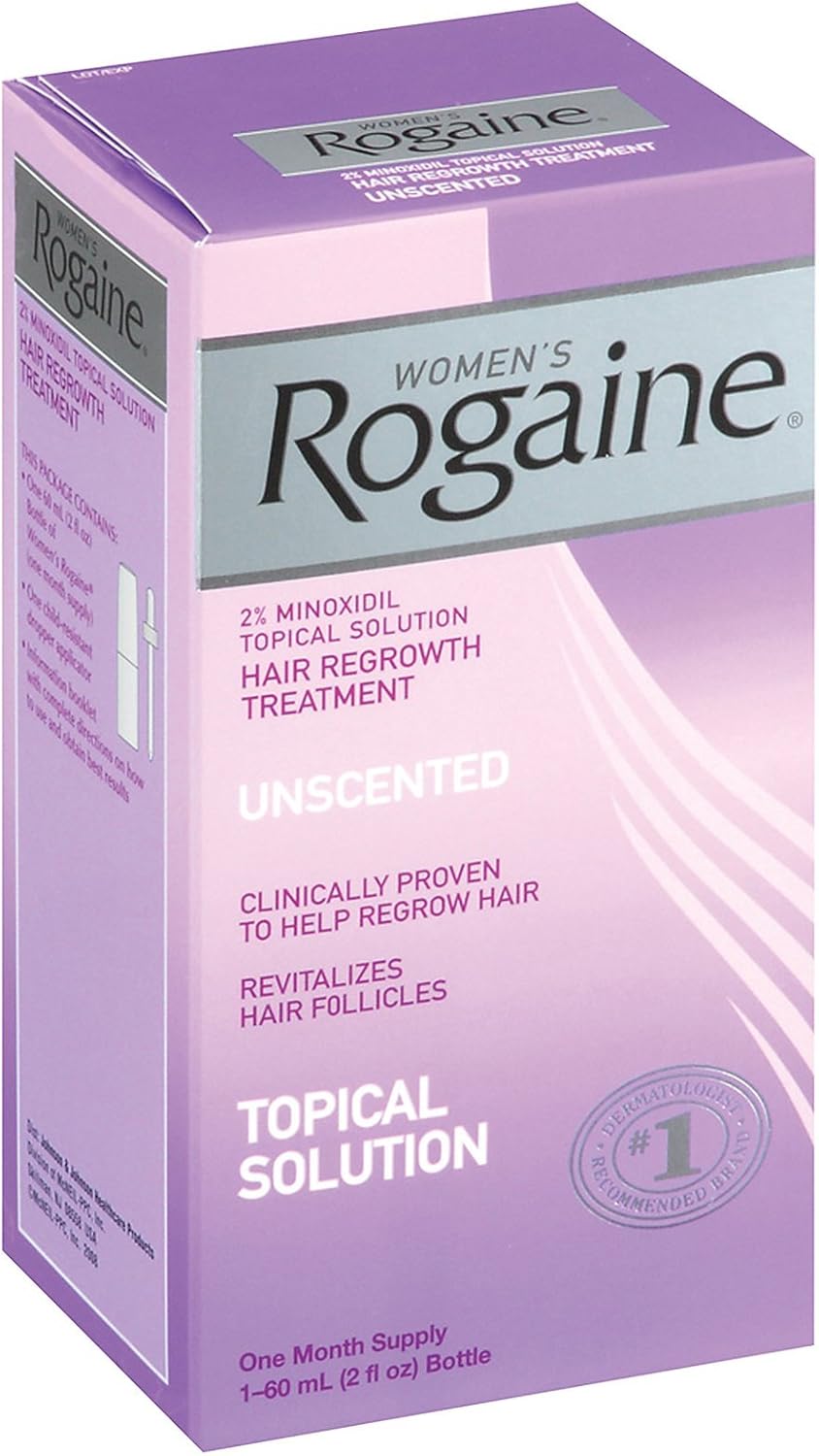 Amazon.com: Rogaine Women's Topical Solution, Hair Regrowth Treatment ...