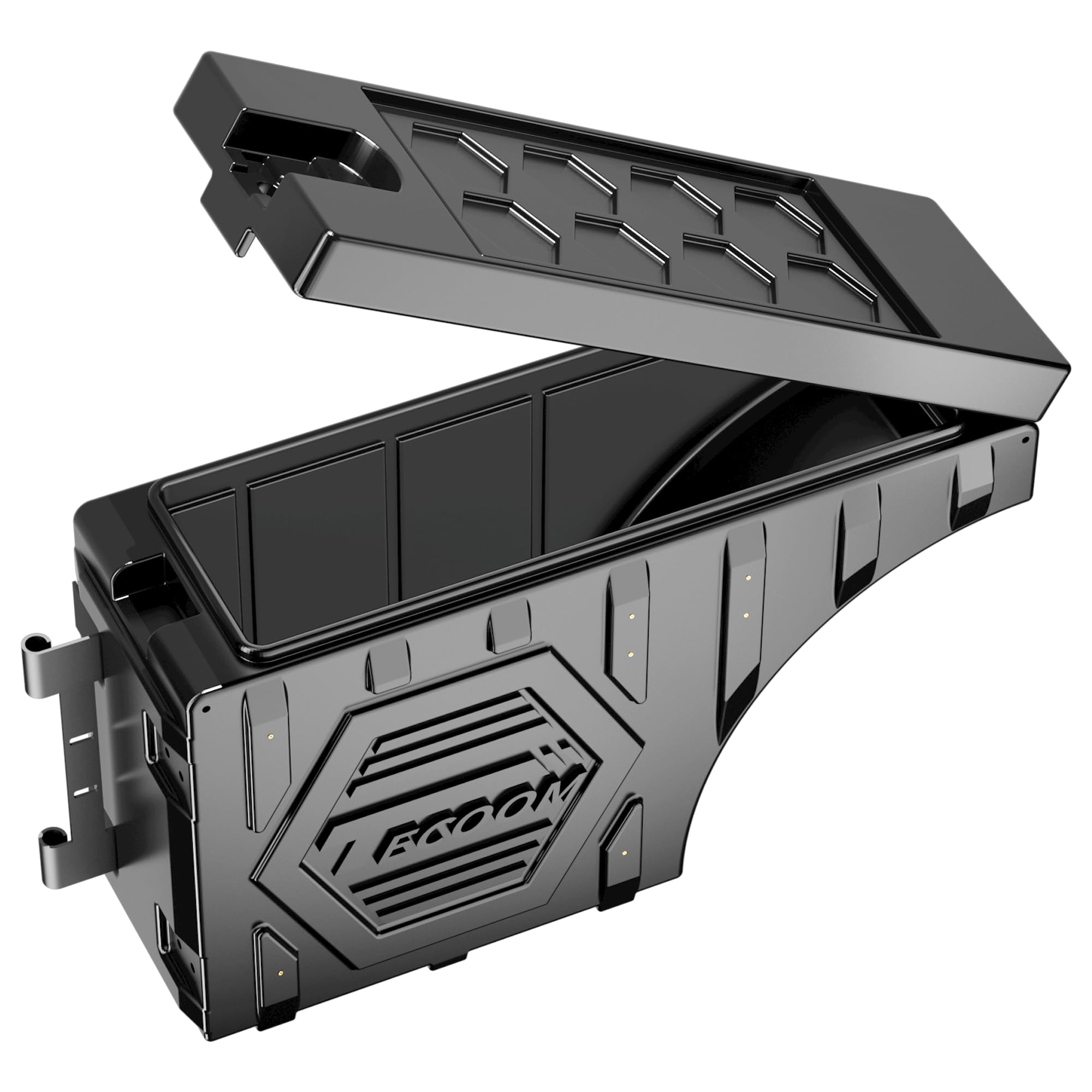 Tecoom Truck Bed Toolbox Lockable Waterproof Truck Bed Storage Box Fit ...