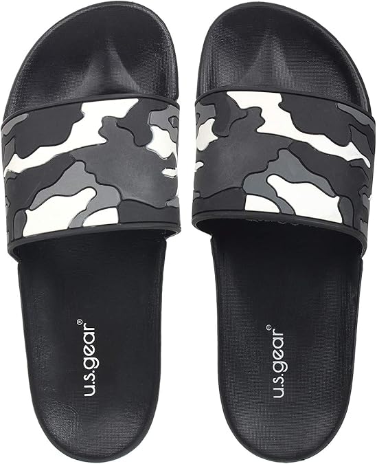 Buy U. S GEAR Men's Rambo Grey Slipper-10 UK (8912213101059_1) at Amazon.in