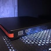 Rioddas External CD Drive, USB 3.0 Portable CD/Dvd +/-Rw Drive Slim Dvd ...