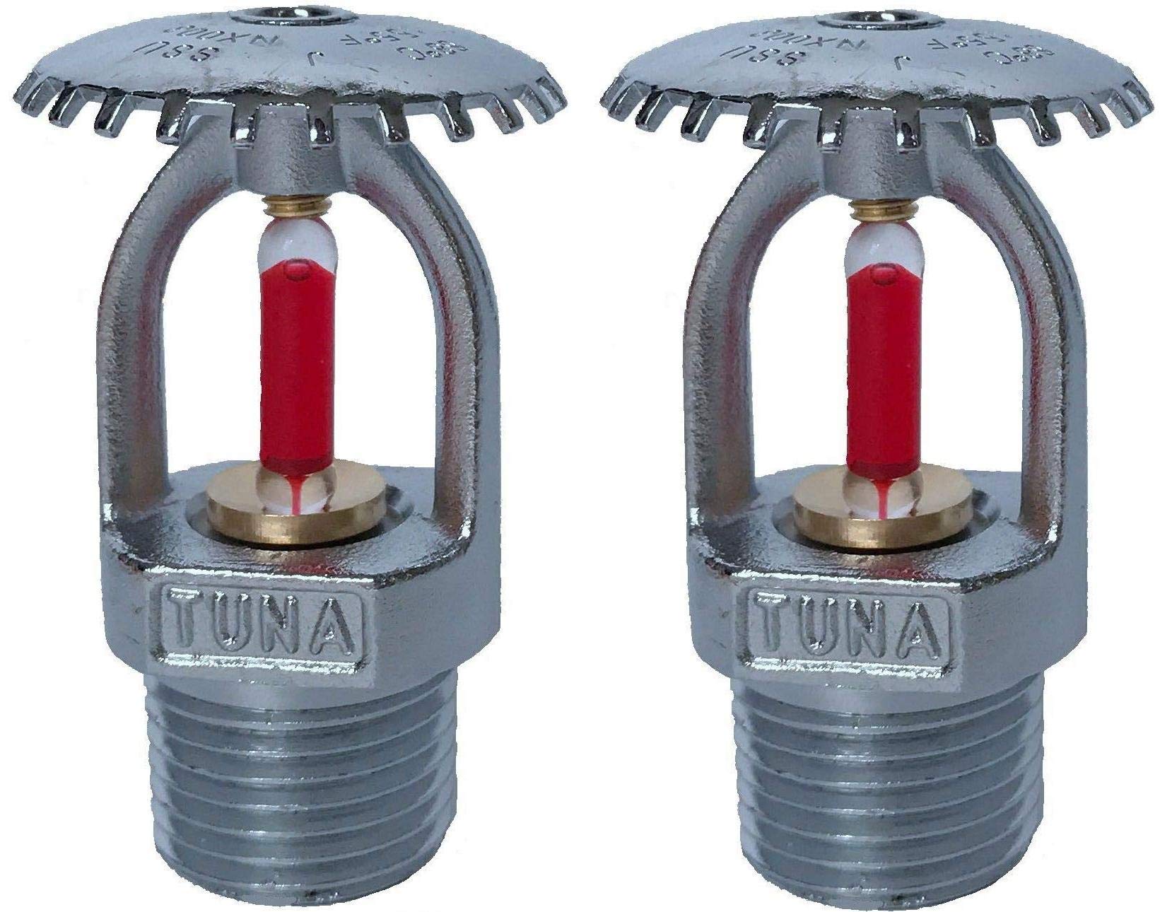 Buy TUNA UL & CUL Listed (2 Pack) Fire Sprinkler Head Upright Spray 1/2 ...