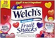 Amazon.com : Welch's Fruit Snack Gummies Valentines Day Candy Pouches ...