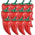 Amazon.com: 12 Pcs Inflatable Chili Balloons Chili Shaped Foil Balloon ...