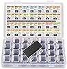 SMD SOT-23 Electronic Components Assortment, Transistors, BJT, MOSFET ...
