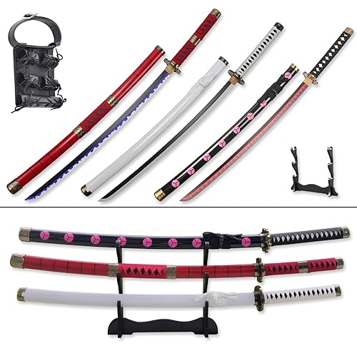 Roronoa Zoro 3 Piece Set Swords,Kitetsu,Shusui,Wado Ichimonji,Zoro Role ...