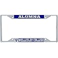 Amazon.com: Wellesley College Blue Metal License Plate Frame for Front ...