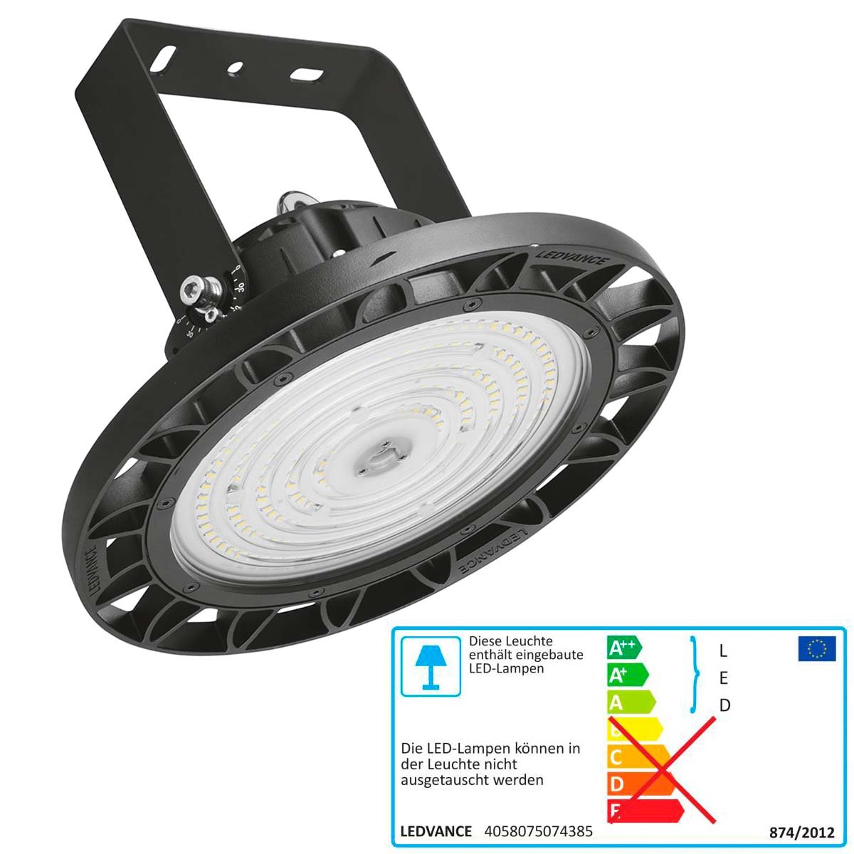 Osram LEDVANCE LED Indoor Ip65 High Bay 200 Watt 27,000 Lumen, 4000 ...