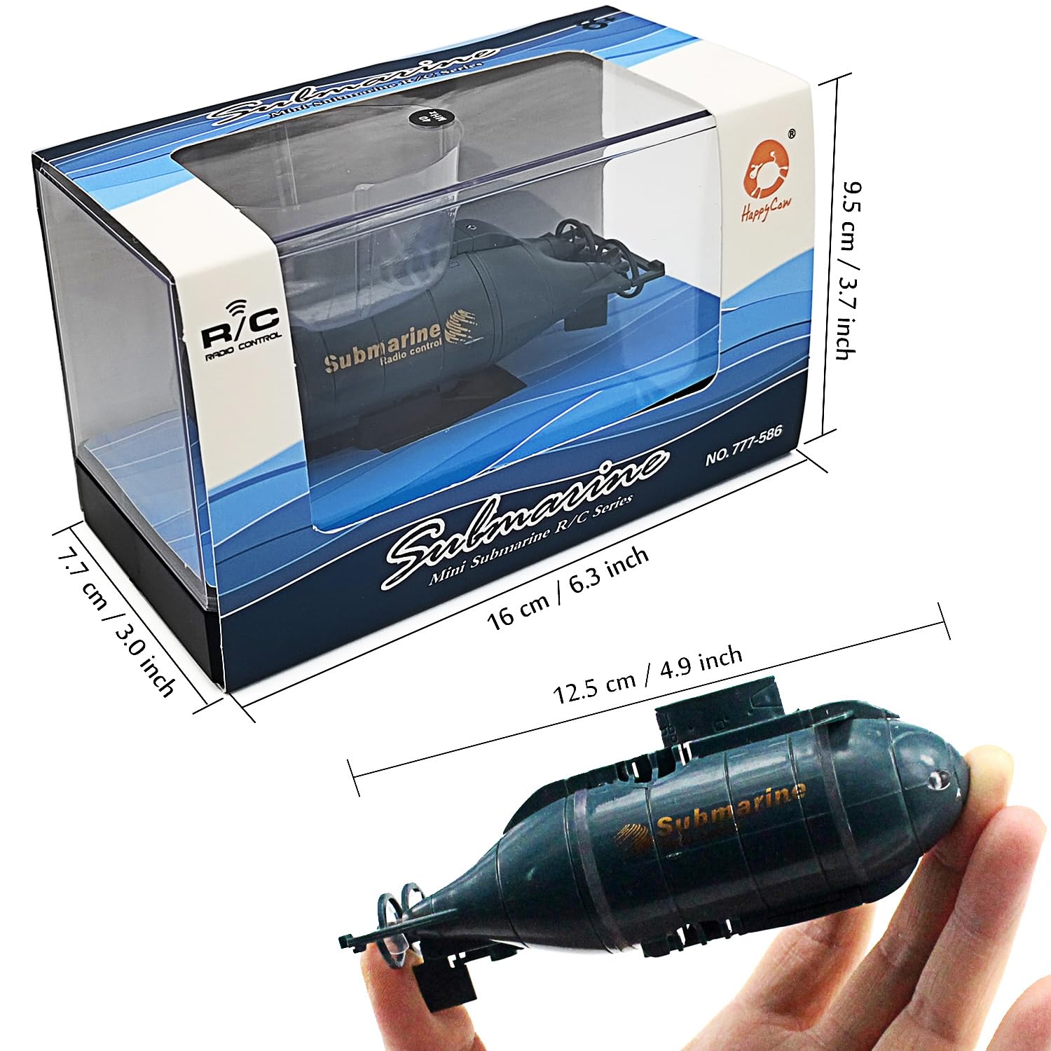 Mua Tipmant Mini RC Nuclear Submarine Toy Remote Control Boat Electric ...