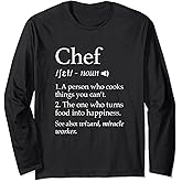 Amazon.com: Chef Definition Funny Line Saying Cook Cooking Gifts Chefs ...