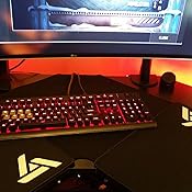 Amazon.com : LPadds L Shaped Mouse Pad - Large, 3mm thickness, Stitched ...