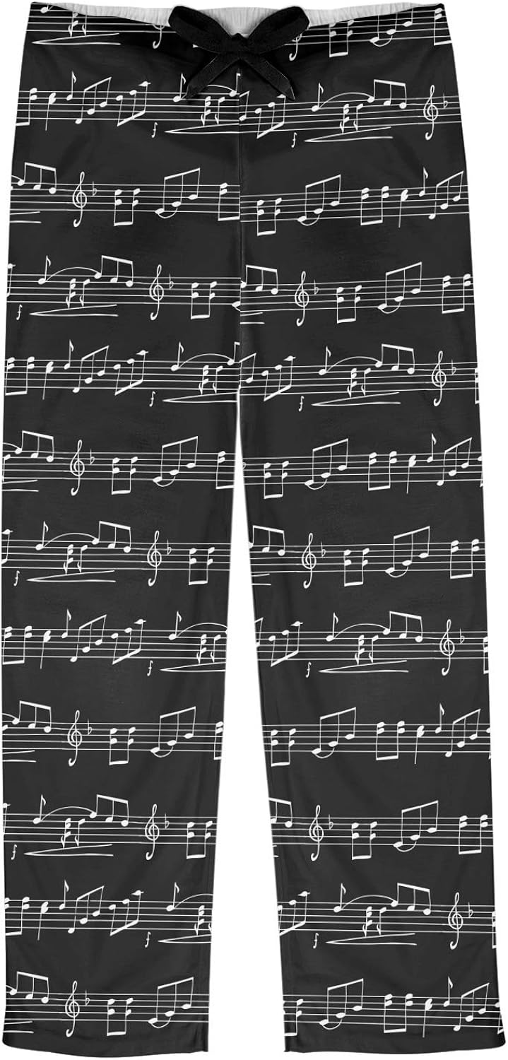 RNK Shops Musical Notes Mens Pajama Pants (Personalized) at Amazon Men ...